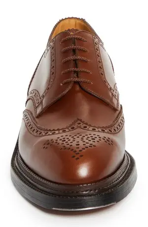 J.M. WESTON Triple Sole Wingtip Derby - Tan