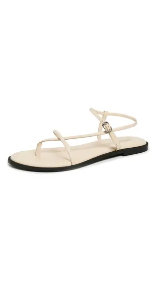 Free People Corsica Strappy Sandals - Bone