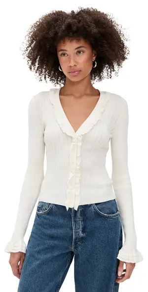 Paige Frill Cardigans For Women
