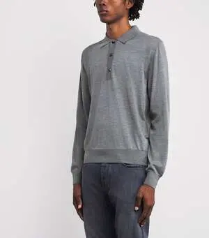 Jacob Cohen Cashmere-silk Polo Sweater