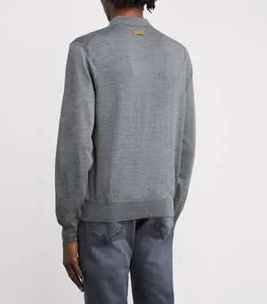 Jacob Cohen Cashmere-silk Polo Sweater