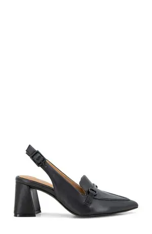 Gentle Souls Dawson Slingback Pump - Black Leather
