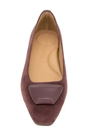 Gentle Souls Hannette Ballet Flat - Burgundy Suede