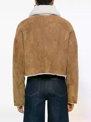 Maje Shearling-collared Jacket