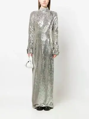 Givenchy Sequin Open-back Gown