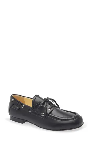 Proenza Schouler Italian-crafted Lambskin Boat Shoe
