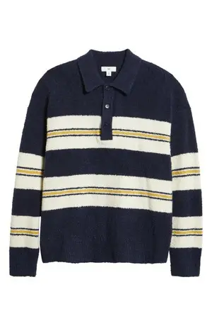 Bp. Stripe Oversized Polo Sweater - Navy Chad Stripe
