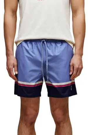 Psycho Bunny Hanks Colorblock Swim Trunks