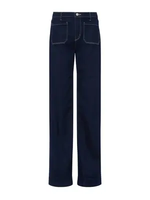 L'Agence Nolan Patch Pocket Jeans