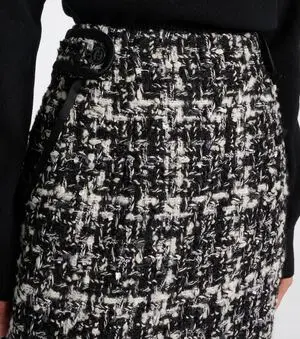 Dolce & Gabbana Checked Midi Skirt