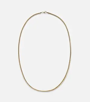 STONE AND STRAND Serpentine 14kt Chain Necklace - Gold