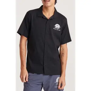 ROARK Bless Up Trail Performance Short Sleeve Button-up Shirt - Black
