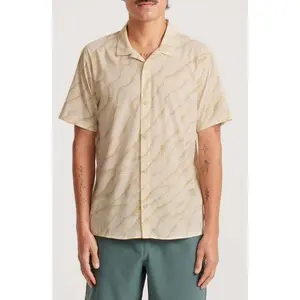 ROARK Bless Up Trail Performance Short Sleeve Button-up Shirt - Ivory