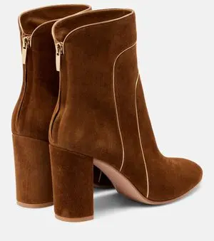 GIANVITO ROSSI Juliette 85 Suede Ankle Boots