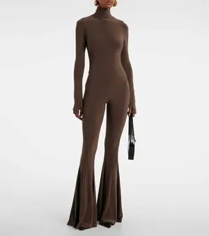 Norma Kamali Turtleneck Jersey Jumpsuit
