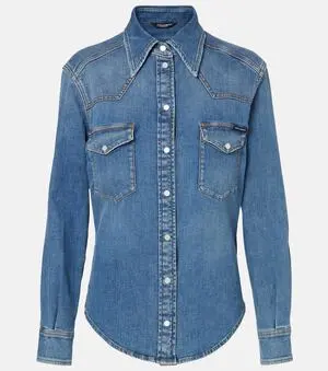 Blue Denim Shirts for Women