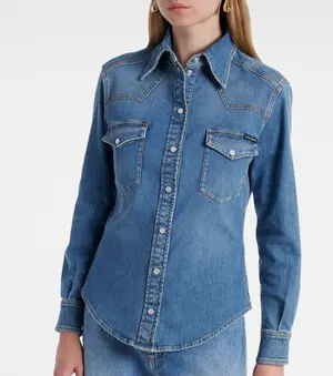 Dolce & Gabbana Washed Denim Shirt