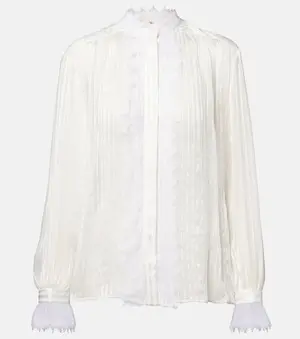 Chloe White Blouses