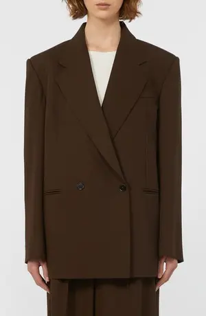 Max Mara Ginseng Double-breasted Virgin Wool Blazer
