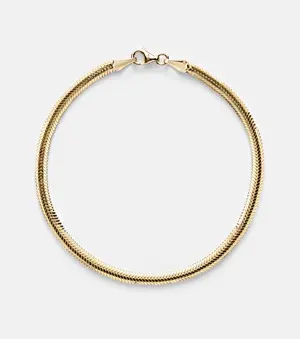 STONE AND STRAND Serpentine 14kt Chain Bracelet - Gold