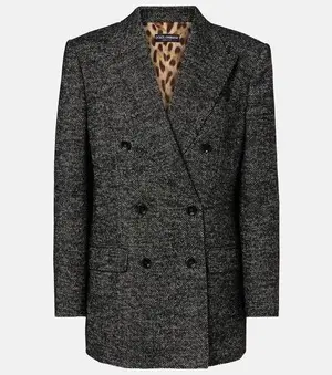 Dolce & Gabbana Double-breasted Wool-blend Jacket
