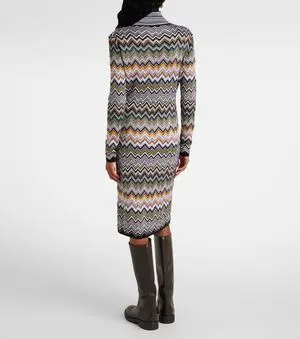 Missoni Zigzag Knit Midi Dress