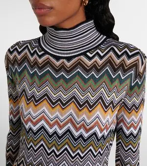 Missoni Zigzag Knit Midi Dress