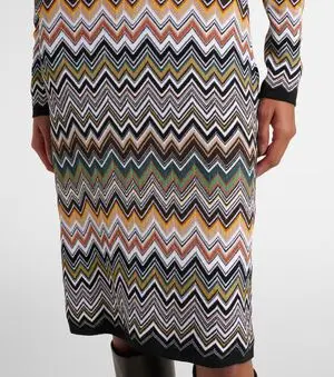 Missoni Zigzag Knit Midi Dress