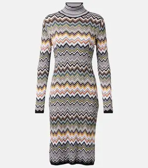 Missoni Zigzag Knit Midi Dress - Multicoloured
