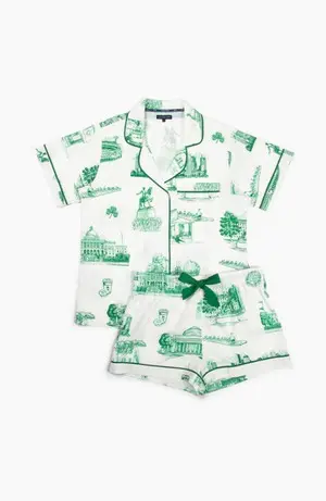 KATIE KIME Boston Toile Shorts Set