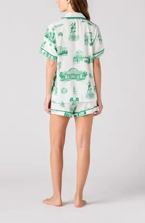 KATIE KIME Boston Toile Shorts Set