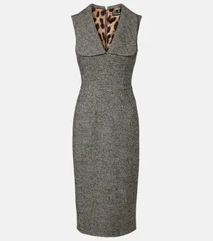 Dolce & Gabbana Wool-blend Midi Dress