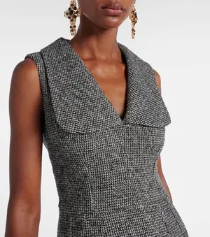 Dolce & Gabbana Wool-blend Midi Dress