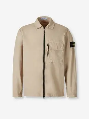 Stone Island Technical Overshirt - Beige