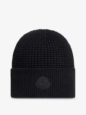 Moncler Cotton Beanie With Logo - Multicolor