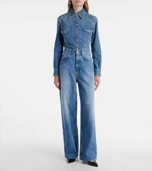 Dolce & Gabbana High-rise Wide-leg Jeans