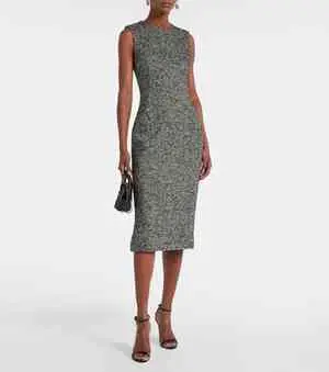 Dolce & Gabbana Checked Midi Dress