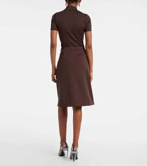 COURREGES Interlock Tracksuit Midi Skirt