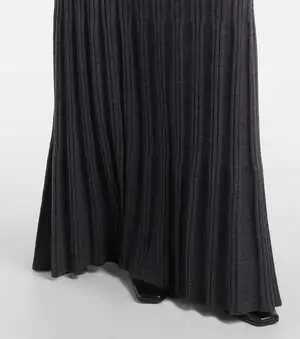 JOSEPH Merino Wool Ribbed-knit Maxi Skirt