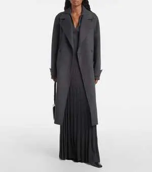 JOSEPH Merino Wool Ribbed-knit Maxi Skirt