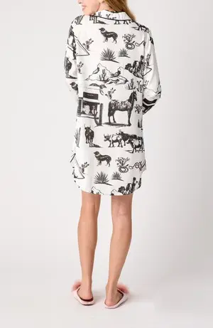 KATIE KIME Marfa Toile Sleep Shirt
