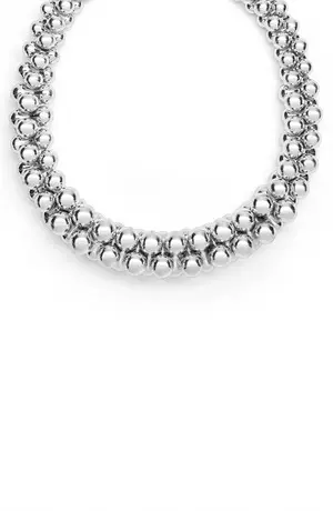 Lagos Caviar Bubbly Beaded Collar Necklace