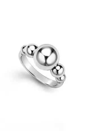 Lagos Caviar Bubbly Ring - Sterling Silver