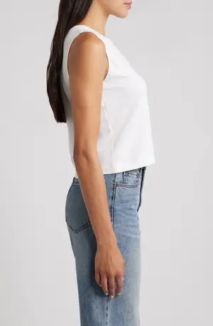 NIC+ZOE Perfect Knit Layer Tank - Paper White
