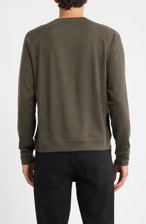 Scott Barber Wool Blend Crewneck Sweatshirt