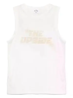 The Upside Logo-print Tank Top - White