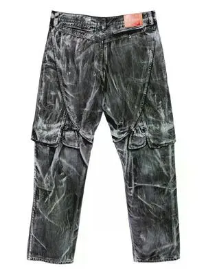 JUNTAE KIM Painted Straight Leg Jeans