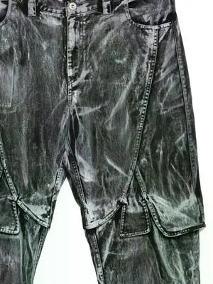 JUNTAE KIM Painted Straight Leg Jeans