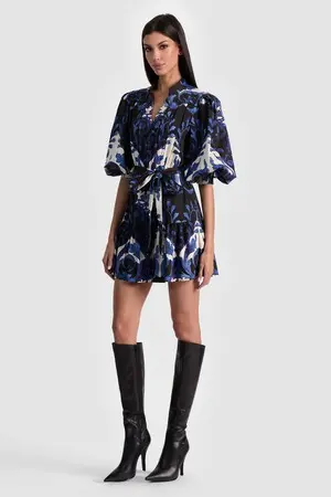 Alice + Olivia Cora Mini Shirt Dress