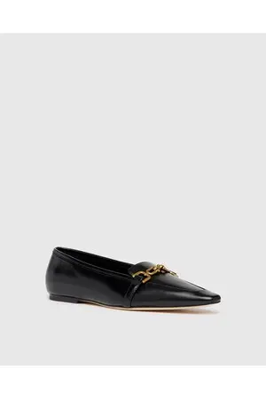 Paige Wade Flat Loafer - Black